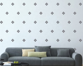 Pattern Vinyl Wall Decal Wall Decals Living Room Wall Decals
