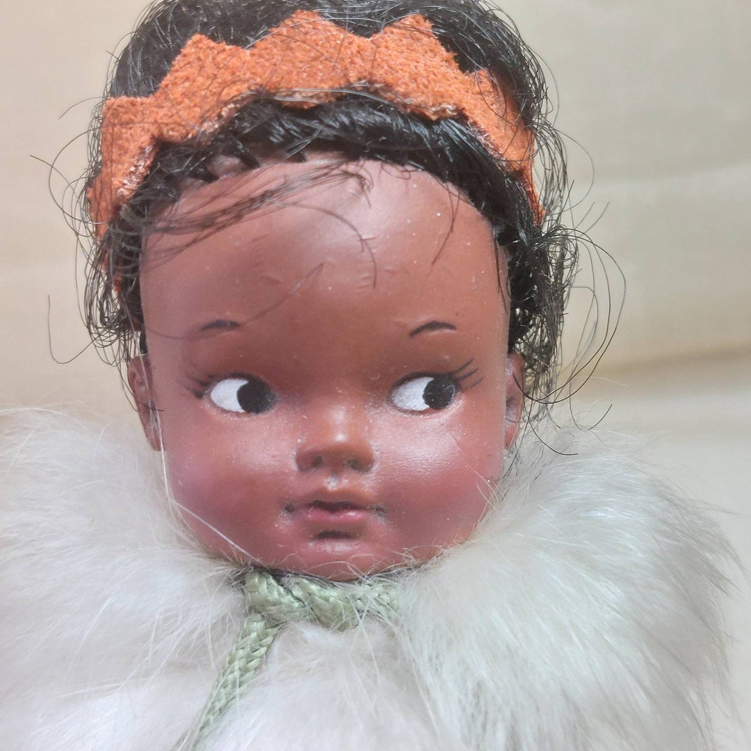 Vintage Doll, Vintage Quirky Doll, Side Eye Doll, Vintage Native ...