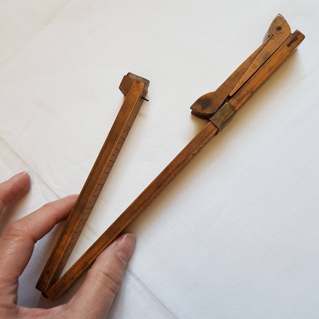 Vintage Rule for Shoe Size, Foot Measuring Rule by E Preston, Treen ...