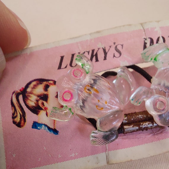 2x Vintage Plastic Hair Bobbles Frog Hair Elastics, V… - Gem