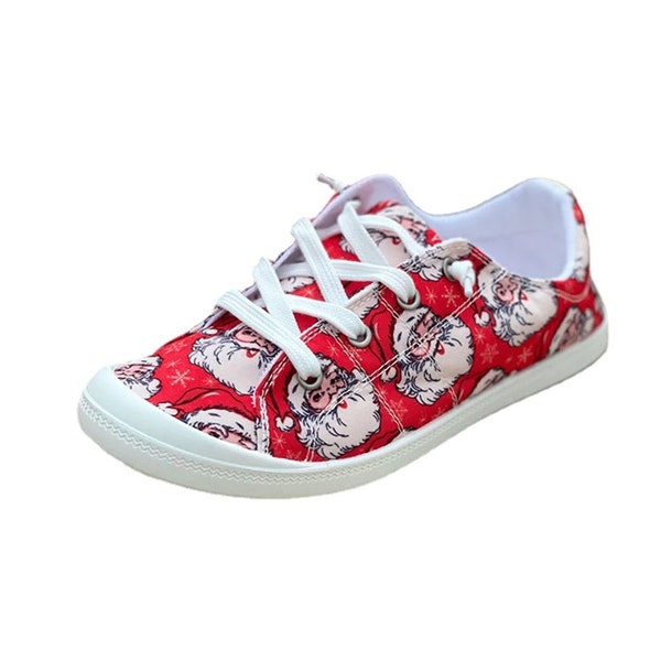 Santa Shoes - Etsy