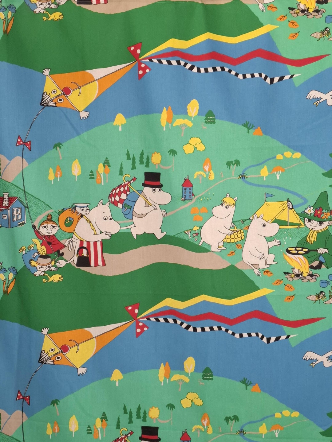 Moomin Baby Room Curtain, Kids Curtain, Nursery Curtain, Children ...