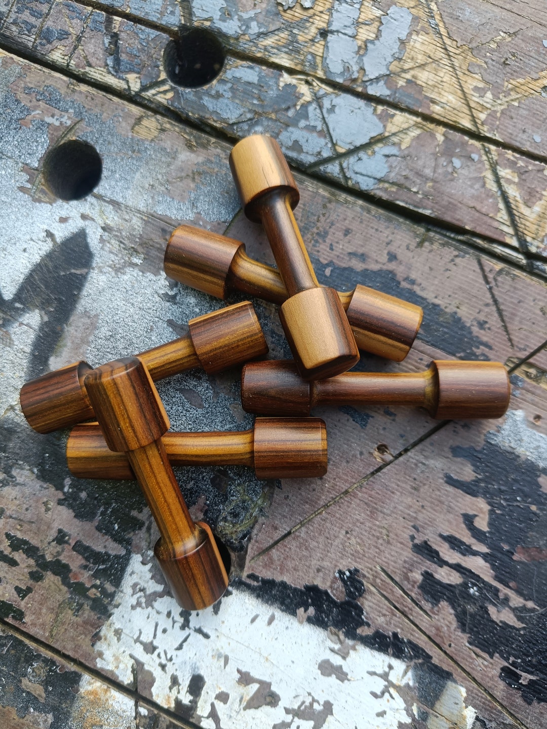 Dead King Every Day Carry Knuckle Roller. Antique Rose Wood - Etsy