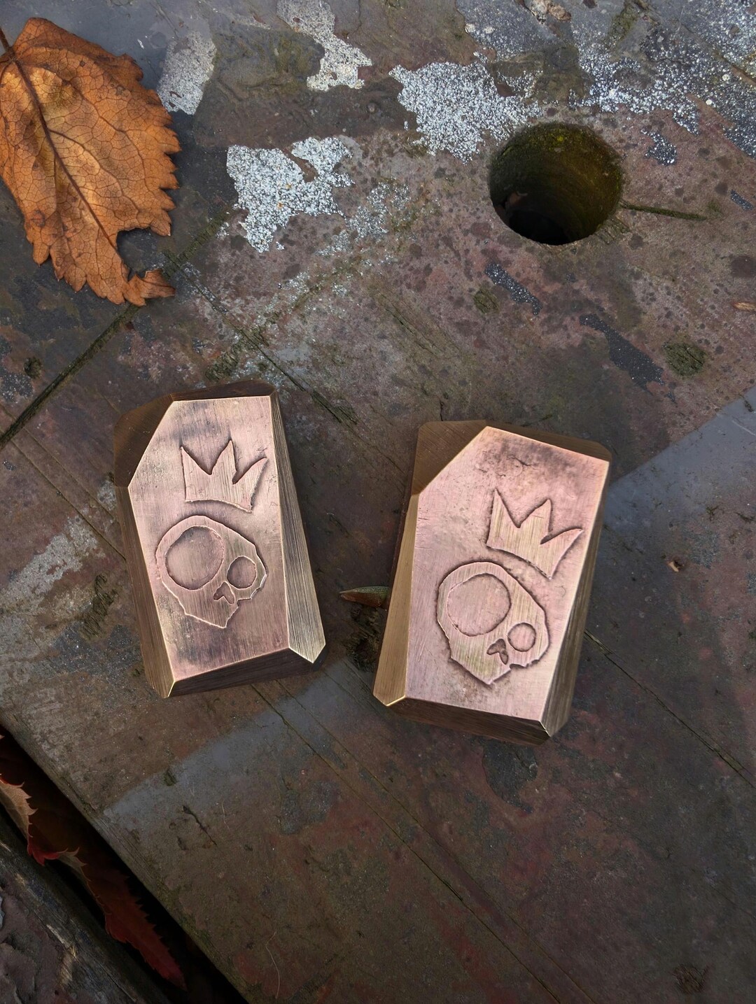 EDC Carved Brass Totem. Shard - Etsy
