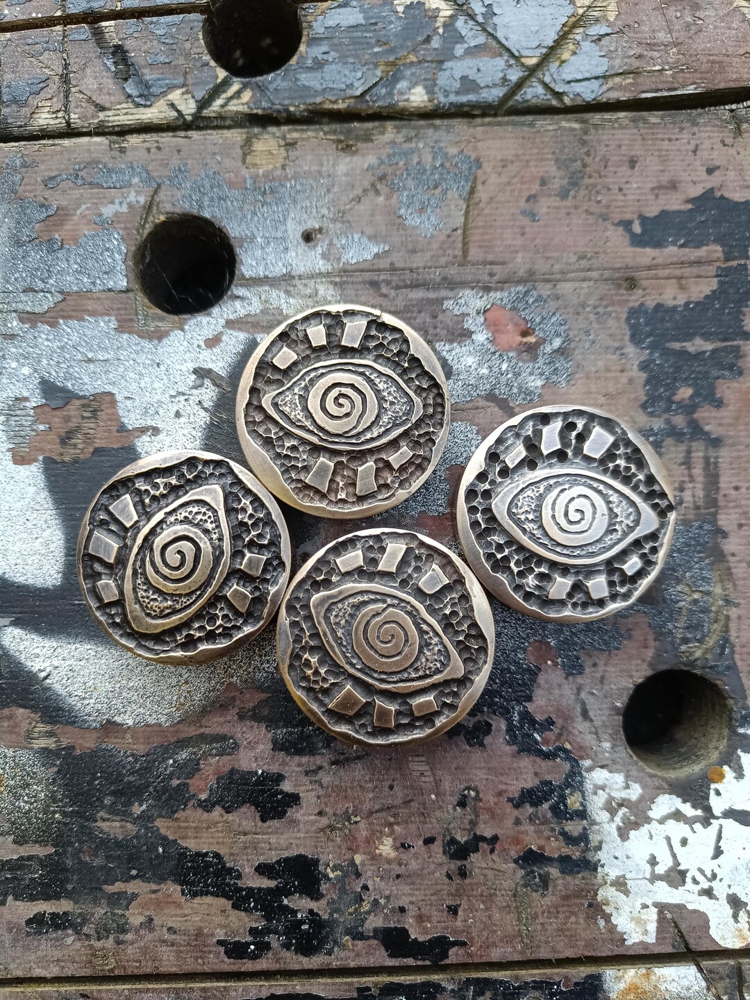 Brass Edc Challenge Coin. I Can See - Etsy