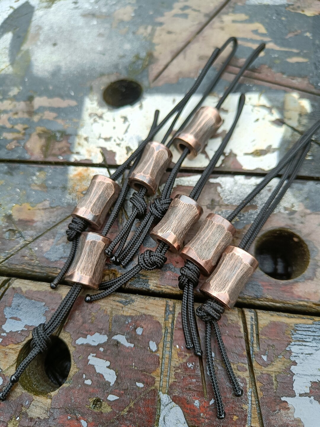 EDC Bronze Grinder Textured Beads - Etsy