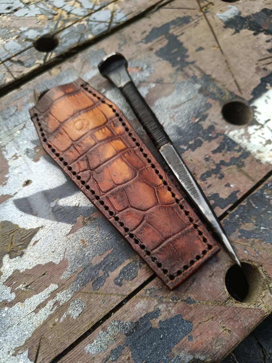 Edc/workshop Skull Spike Awl. Coffin Nail - Etsy UK