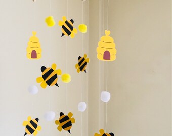 Bee mobile | Etsy