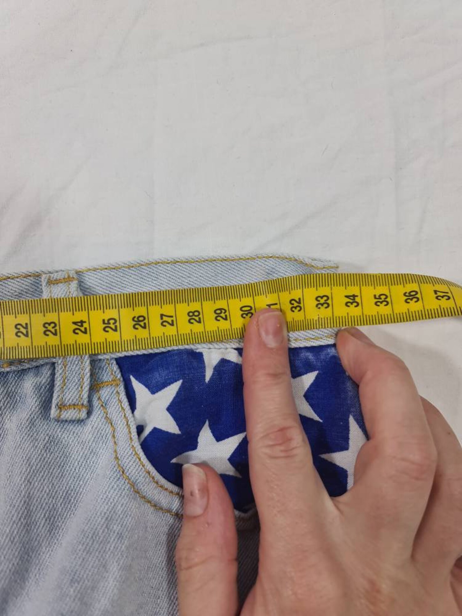 BOOGIE Shorts High Waisted Hot Pants Ripped Denim Vintage Ripped Denim ...