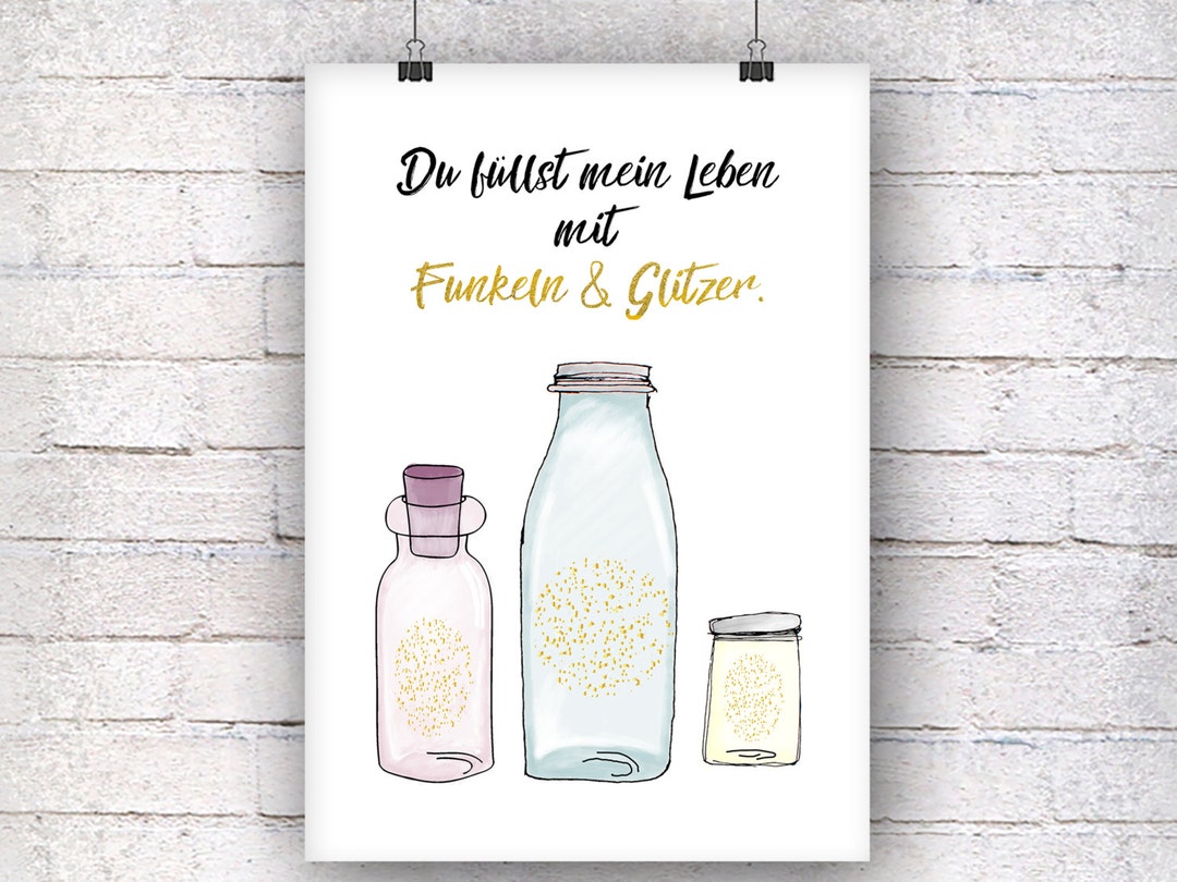 Sparkle and Glitter Art Print Optional With Frame - Etsy
