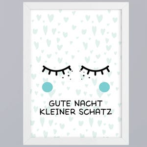Good Night Boy Art Print Optional With Frame - Etsy
