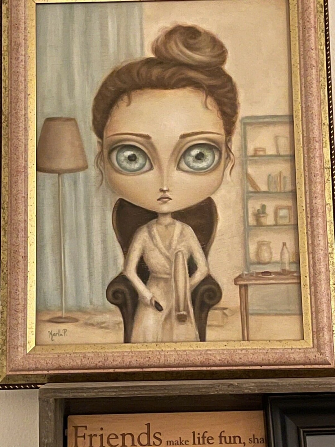 Karla Pereira Mixed Media Painting/drawing “sloth” OOAK Signed COA - Etsy