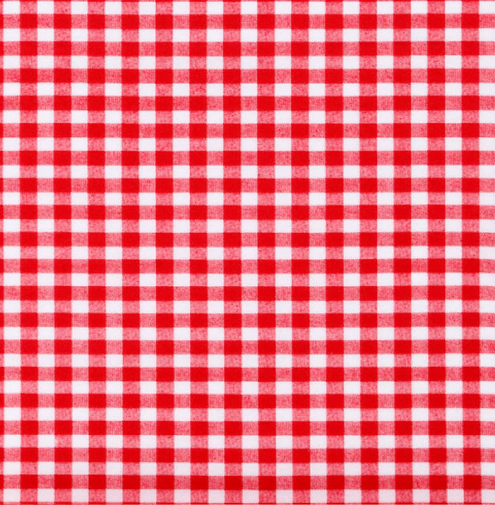 Red & White Gingham Small Buffalo Check Plaid Cotton Pet - Etsy