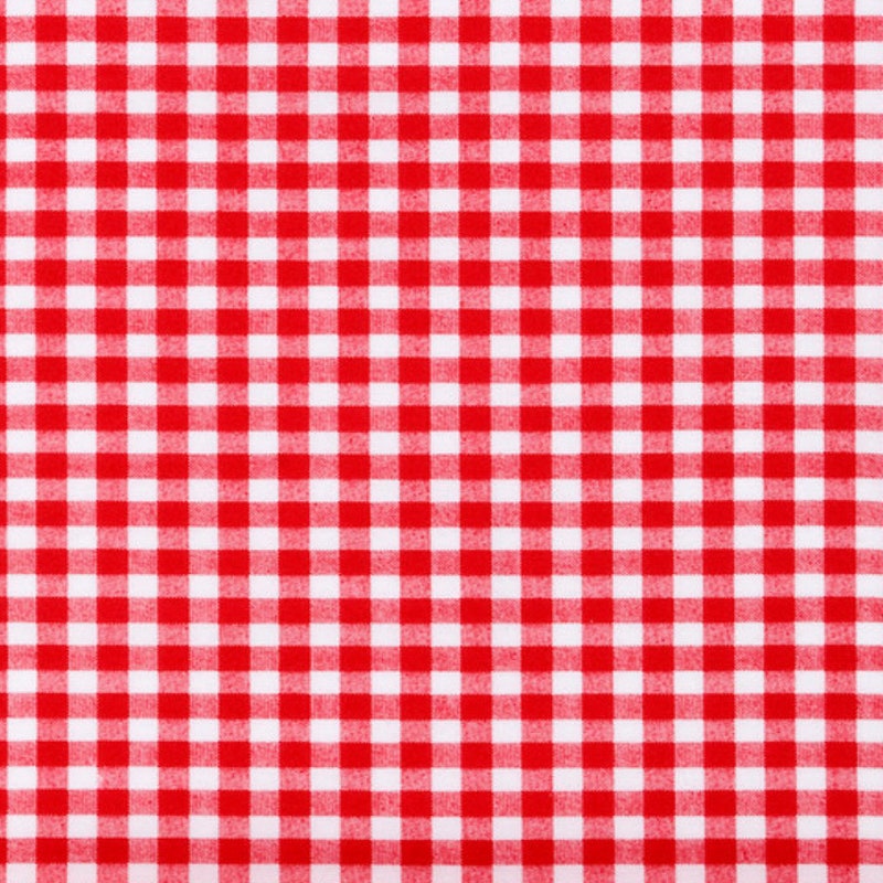 Red Gingham Check - Etsy