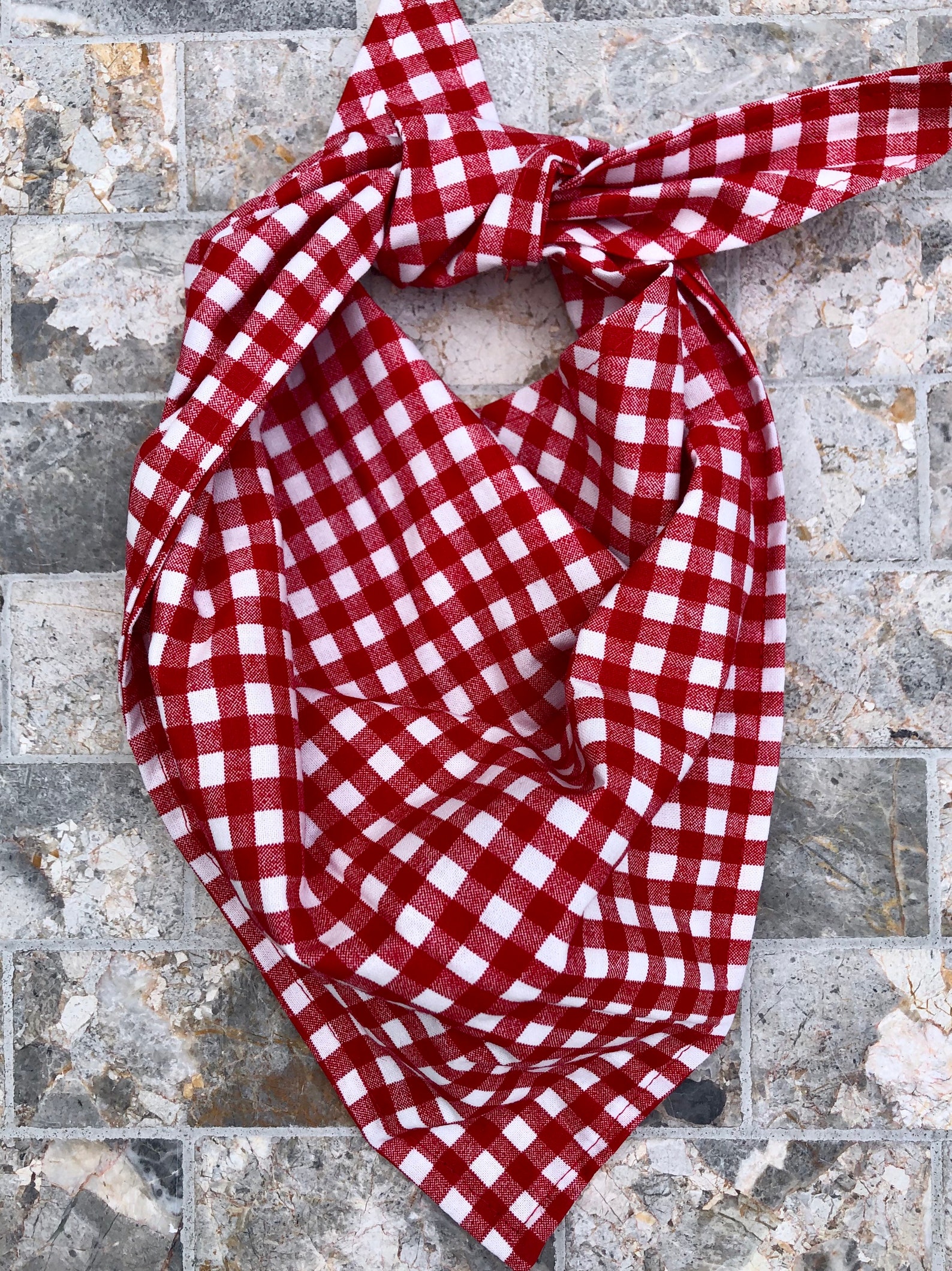 Red & White Gingham Small Buffalo Check Plaid Cotton Pet - Etsy