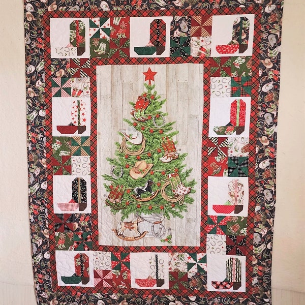 Christmas Lap Quilt - Etsy