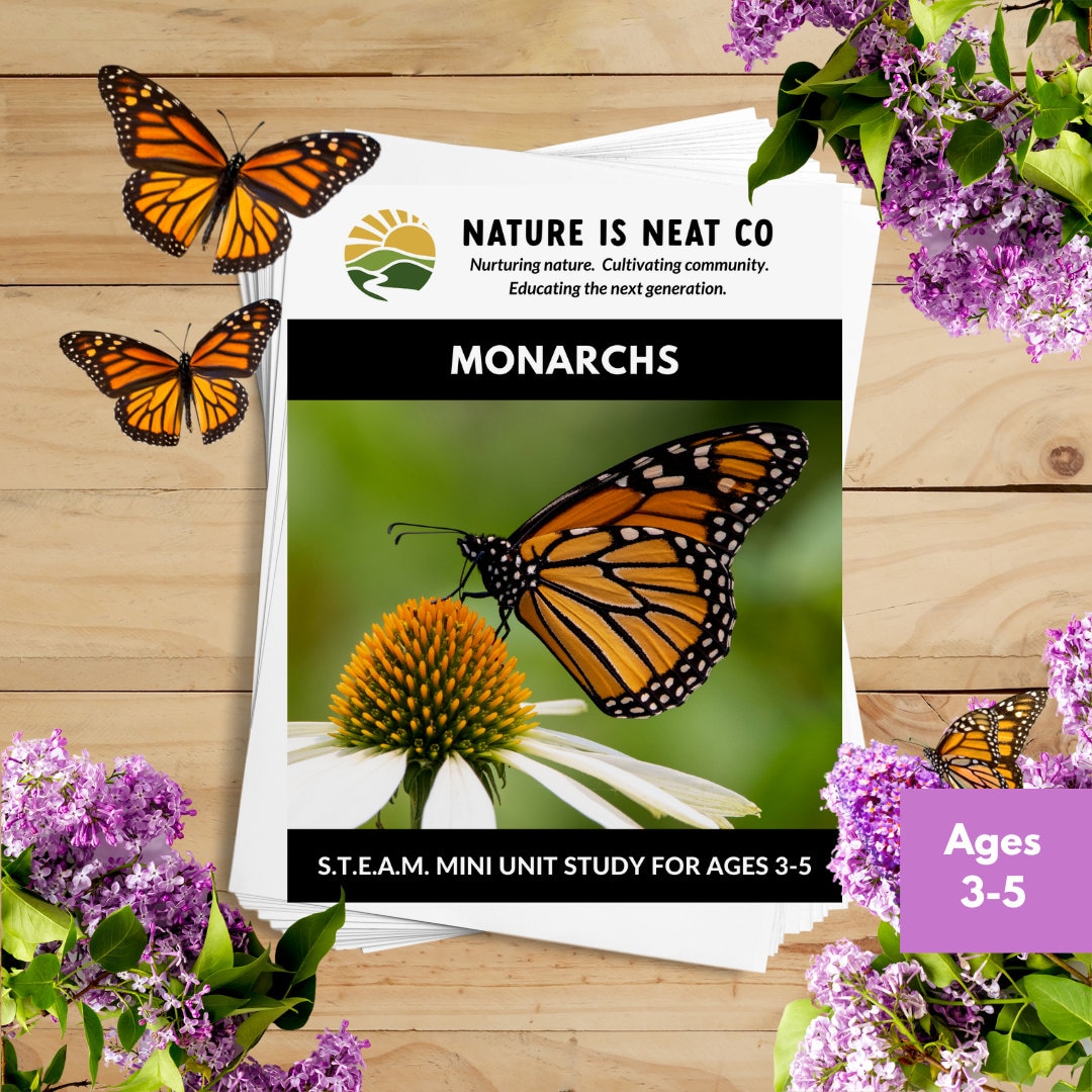 Monarchs Mini Unit Study Ages 3-5, Monarch Butterfly Printable, STEM ...