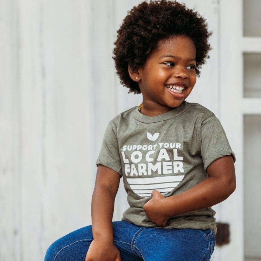 Local Farm Shirt for Kids, Support Farmers Tshirt for Kids, Gift for ...