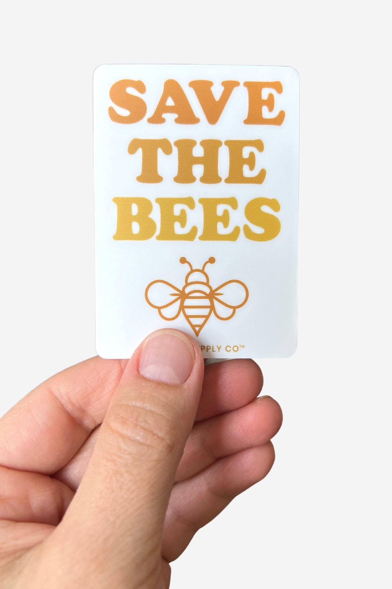 Save the Bees Sticker, Vinyl Stickers, Laptop Sticker, Save the Bees ...