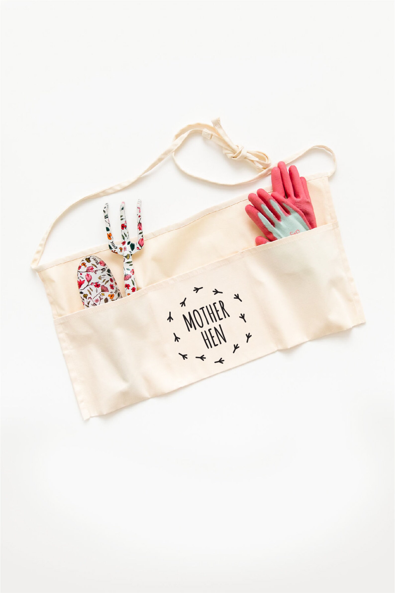Mother Hen Waist Apron, Egg Apron, Gardening Apron, Chicken Apron ...