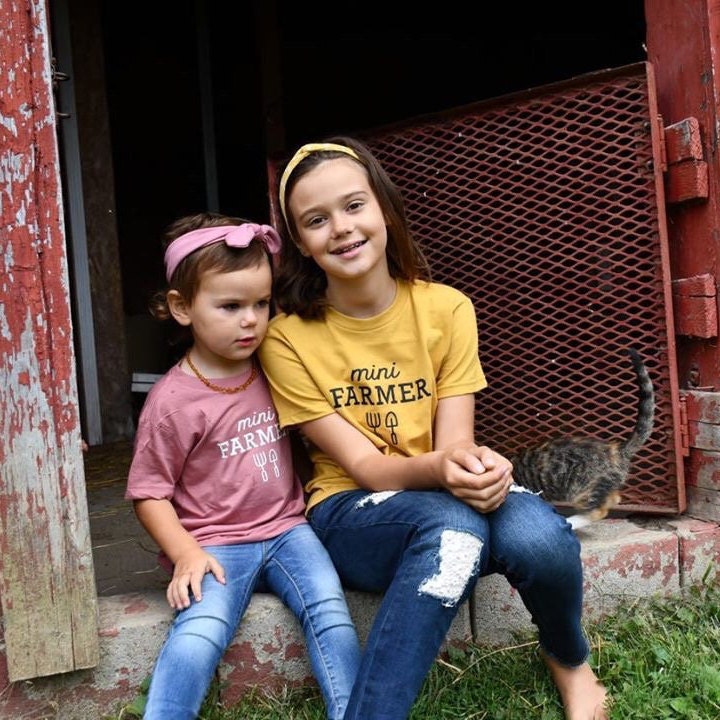 Farm Tee for Kids Mini Farmer Shirt for Kids Gift for - Etsy