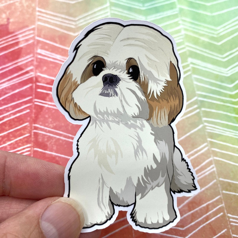 Shih Tzu Stickers - Etsy