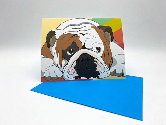 Greeting Card Dog Card Funny Card Animal Lover Card Dog - Etsy