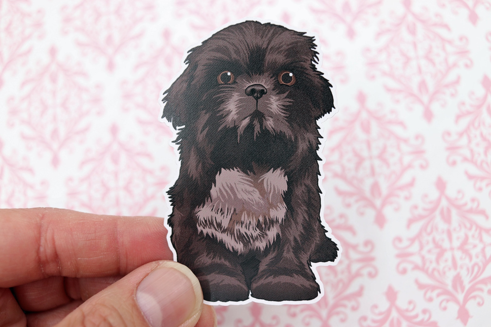 Shih Tzu Vinyl Sticker Shih Tzu Sticker Funny Dog Sticker - Etsy