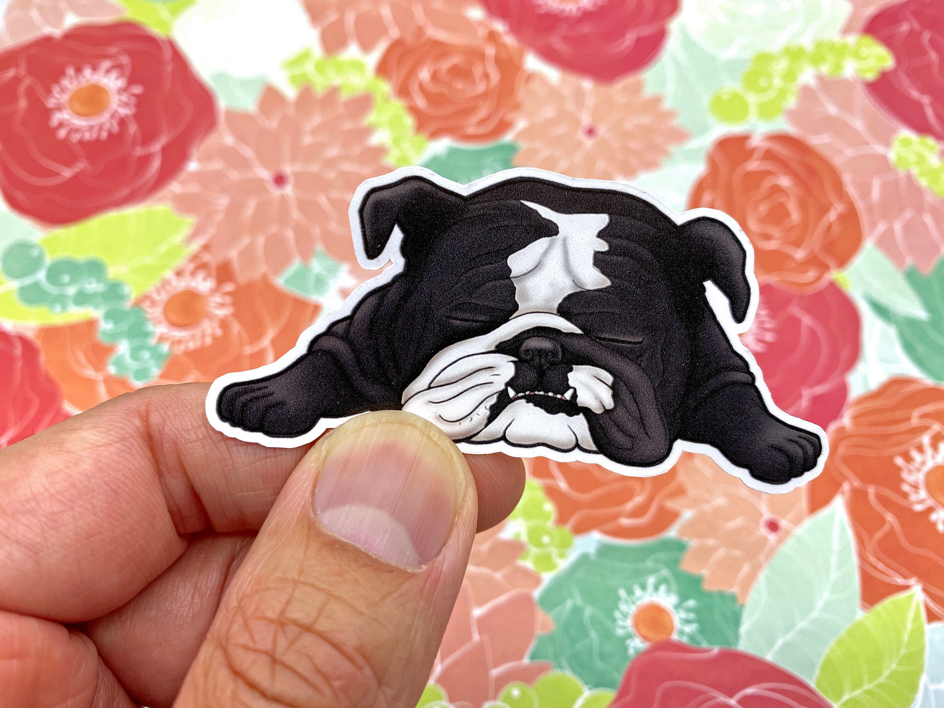 Bulldog Vinyl Sticker Bulldog Decal Sticker Dog Sticker Dog | Etsy