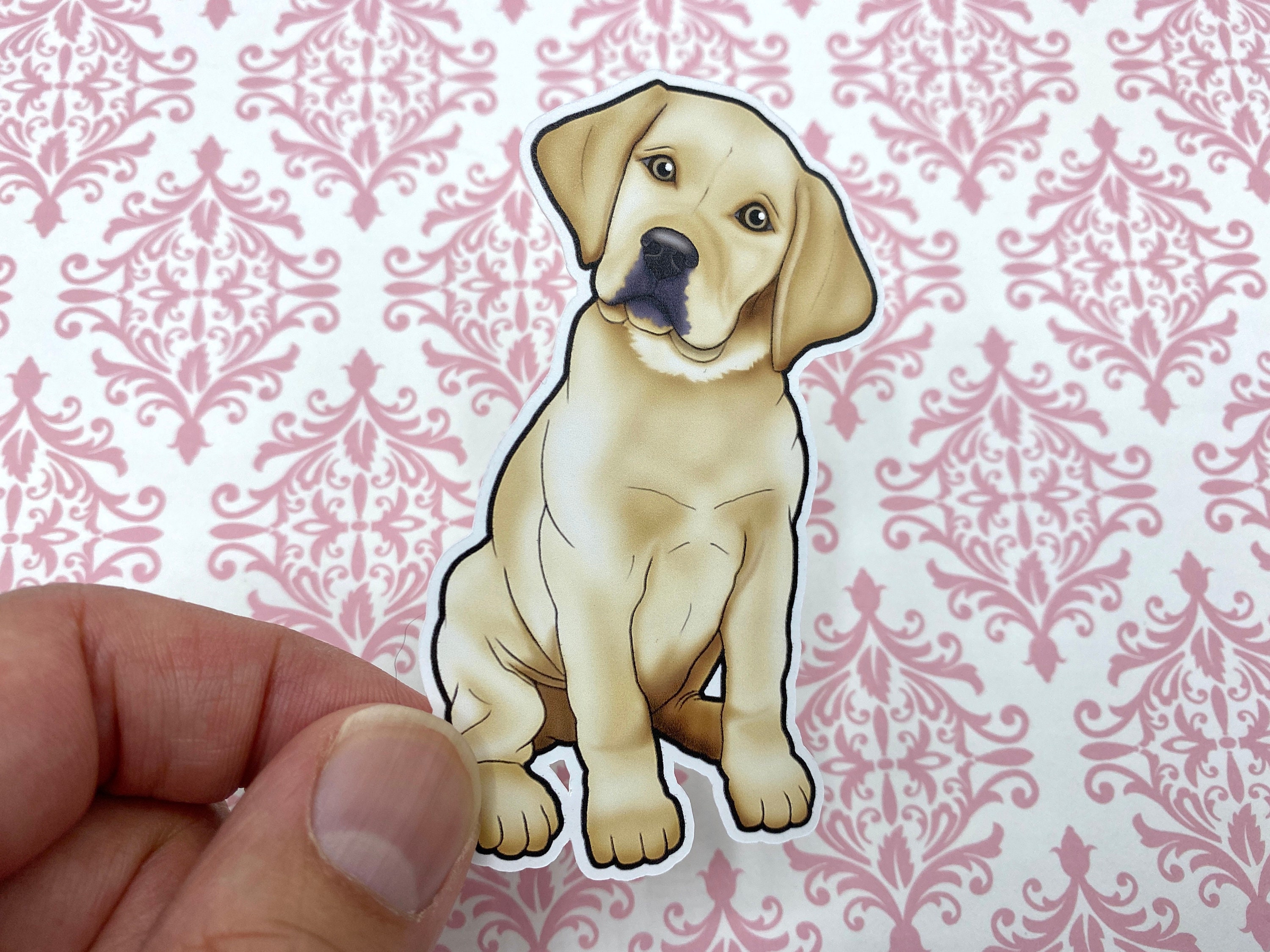 Labrador Retriever Vinyl Sticker Labrador Retriever Decal - Etsy