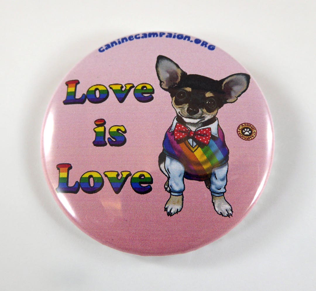 Gay Pride Pin, Chihuahua Pin, Cute Pug Pin, Pride Pin, Rainbow Pin ...