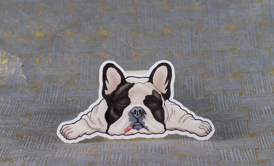 French Bulldog Sticker, Bulldog Vinyl Decal, Dog Sticker, Dog Lover ...