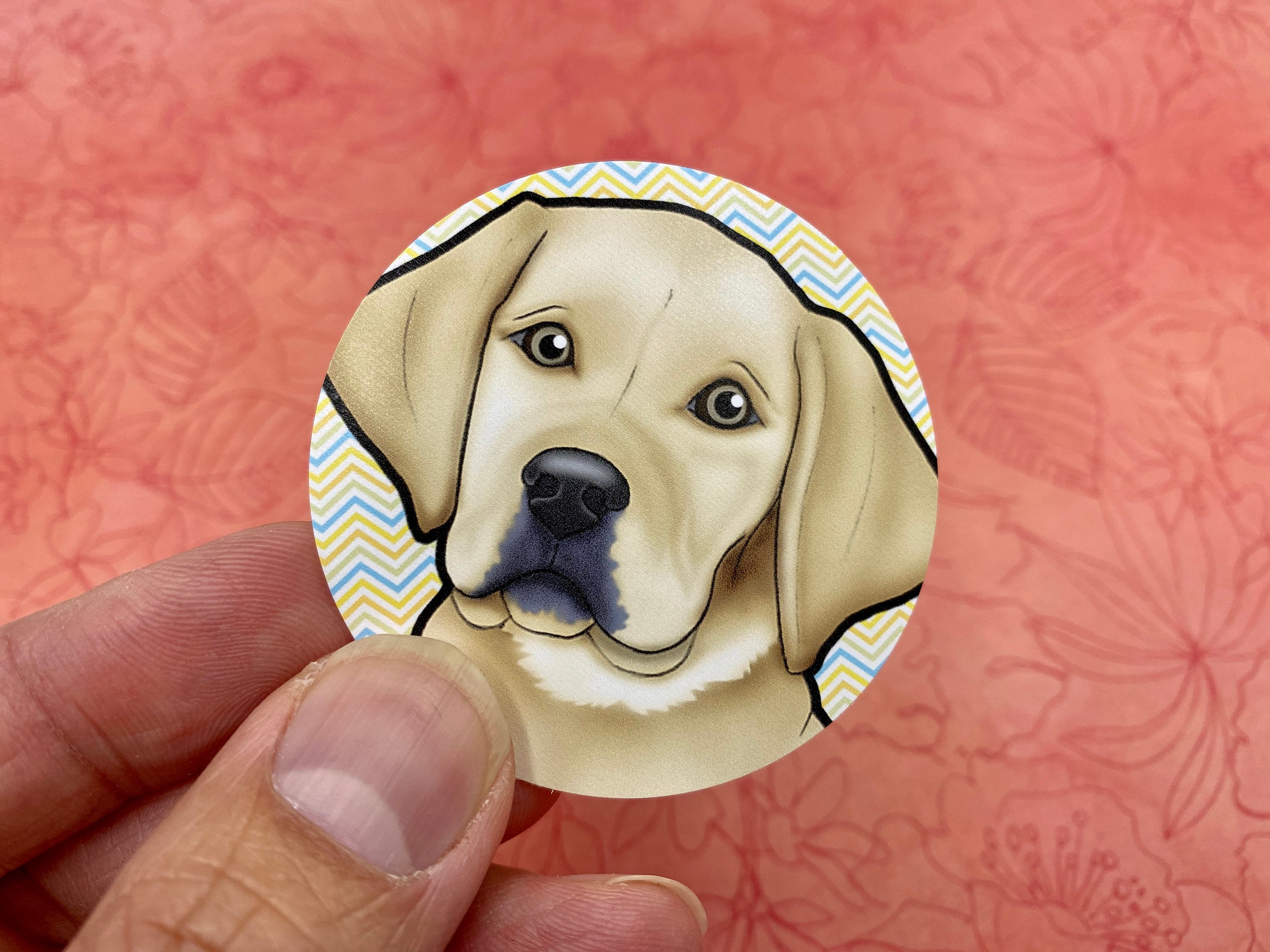 Labrador Vinyl Sticker Labrador Retriever Decal Funny Dog | Etsy UK