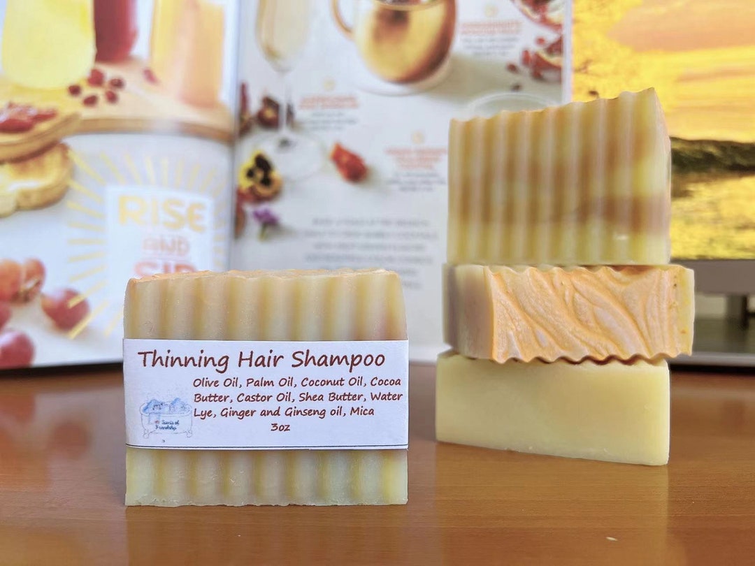Anti Thinning Hair Shampoo Bar- Hair Regrowth Shampoo Bar- Anti Hair ...