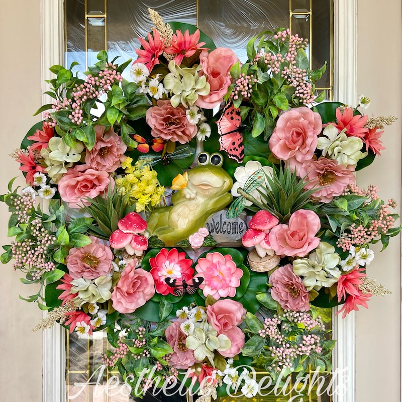 Frog Wreath - Etsy