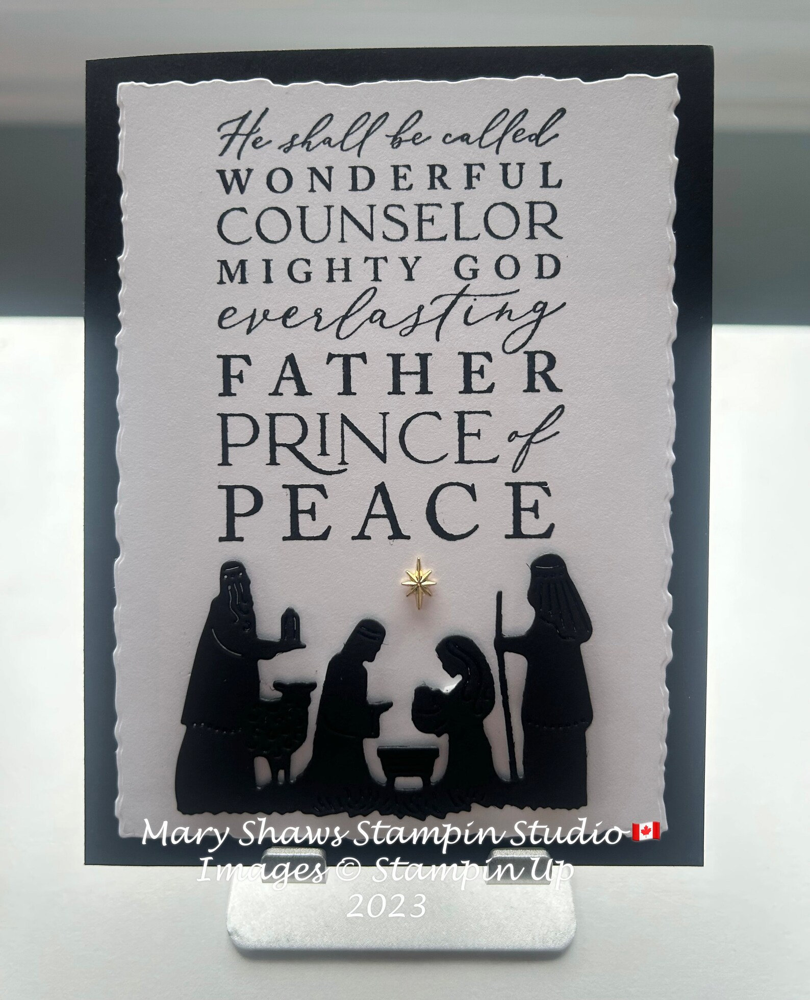 Handmade Christmas O Holy Night Card Nativity Stampin up Card - Etsy Canada