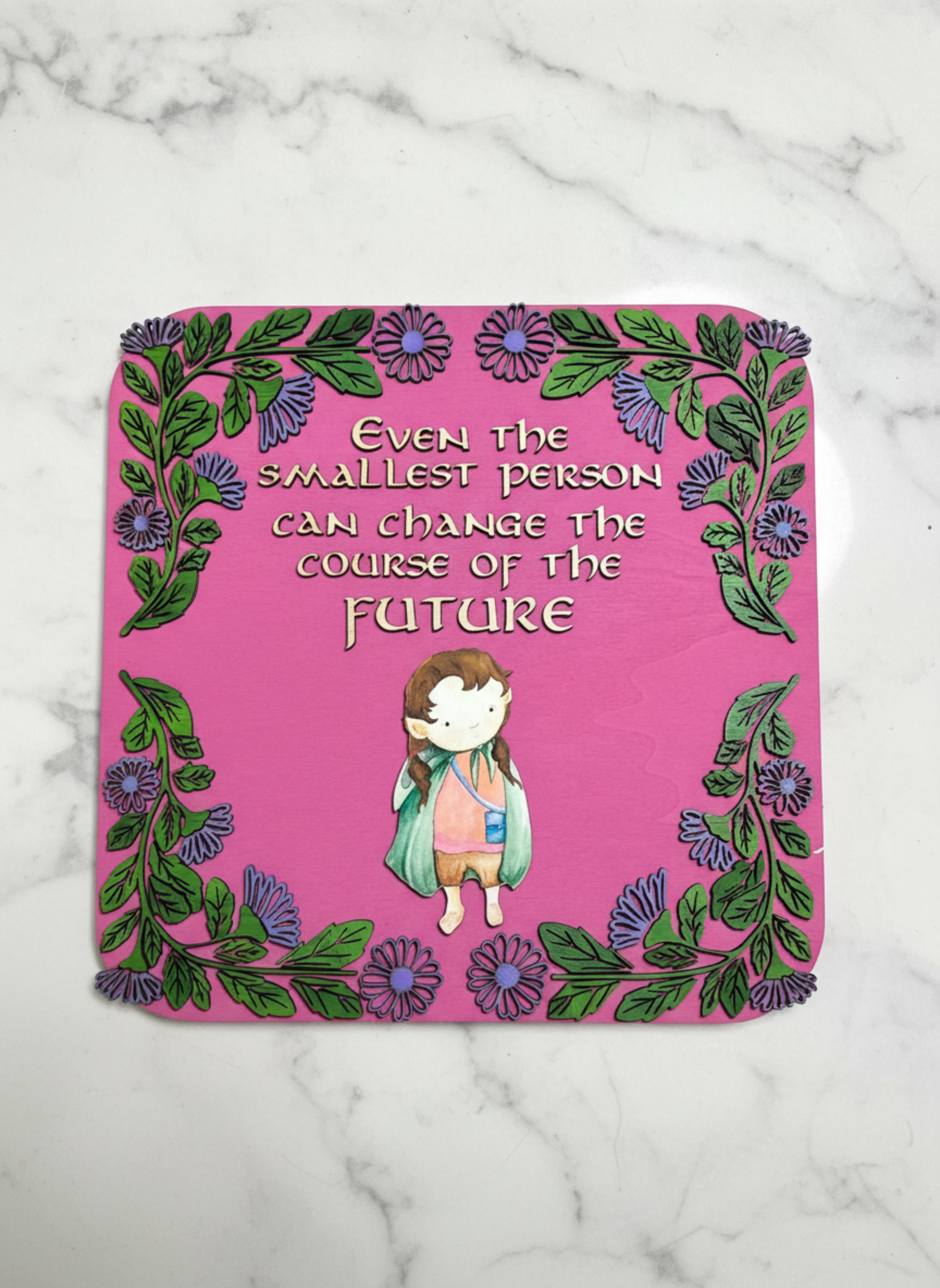 Even the Smallest Person Quote Sign | Fantasy Nursery Decor | Baby ...
