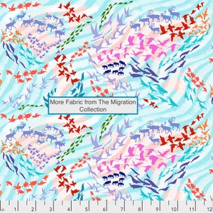 Migration Fabric Collection - on the Move - by Lorraine Turner - Free ...