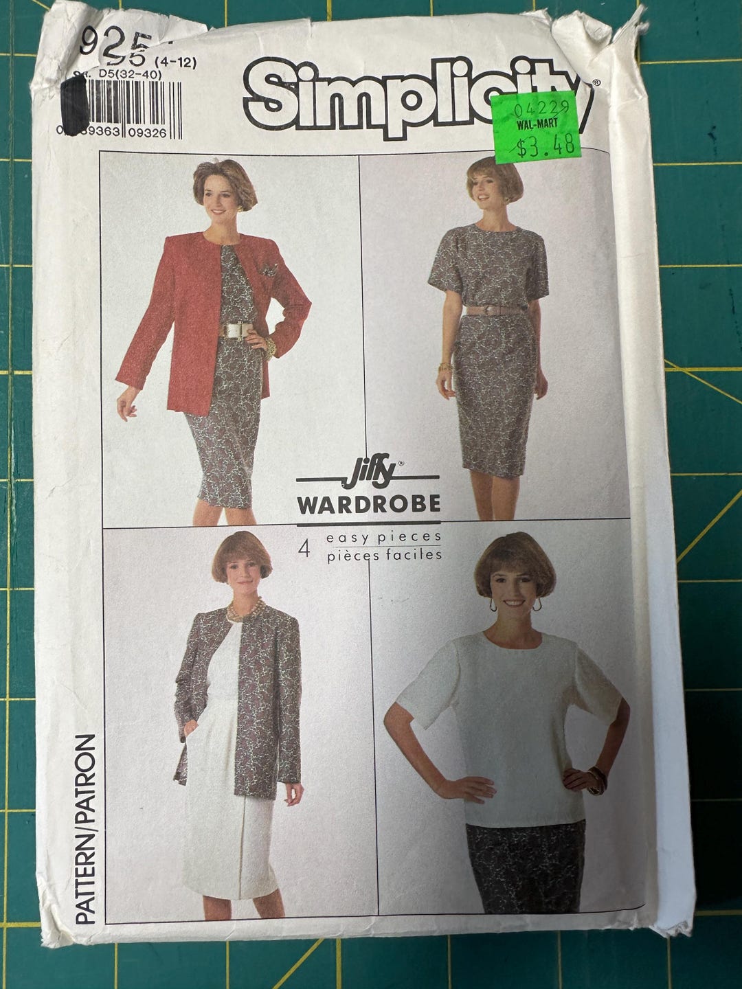 Simplicity 9254 Sewing Pattern Sizes D5 4-12 Jiffy Wardrobe 4 Easy ...