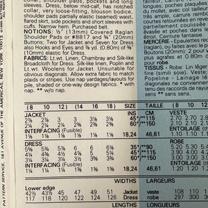 Vogue Sewing Pattern # 9255 Dress and Jacket - Etsy