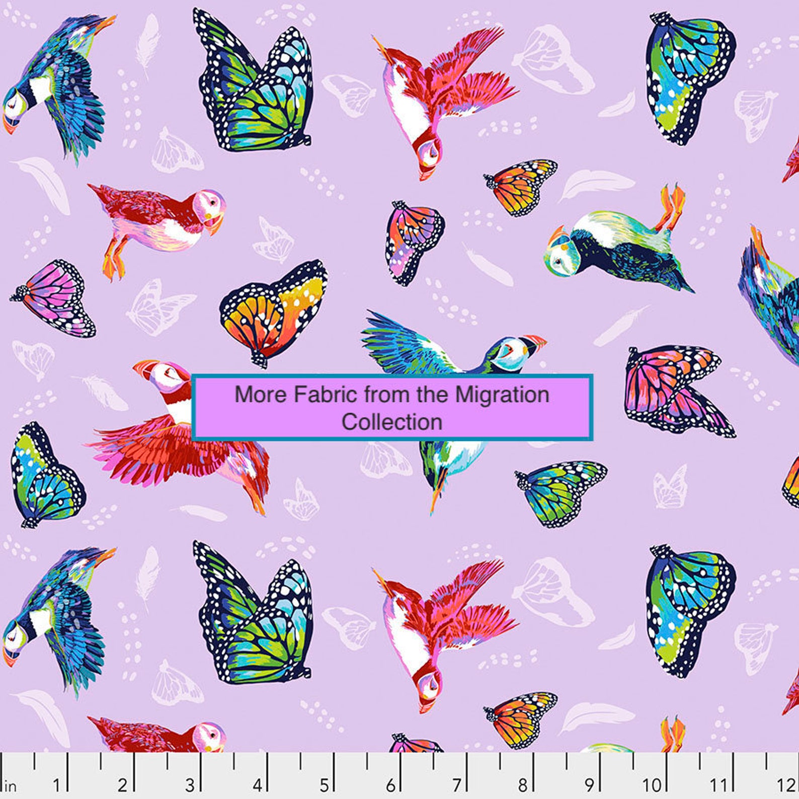 Migration Fabric Collection on the Move by Lorraine Turner Free Spirit ...