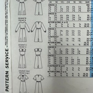 Vogue 1534 Basic Design Dress Sewing Pattern 1980s - Etsy