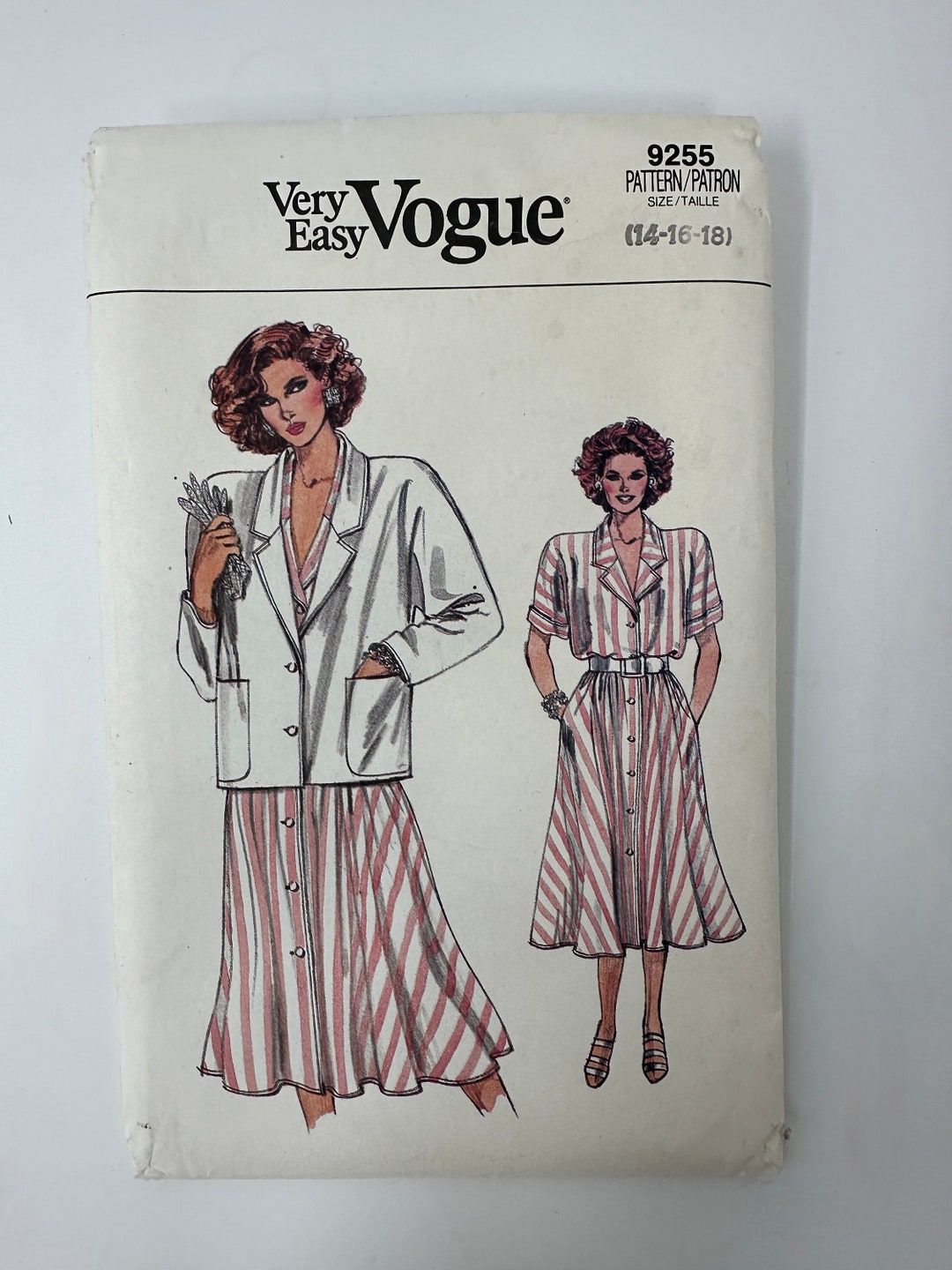 Vogue Sewing Pattern # 9255 Dress and Jacket - Etsy