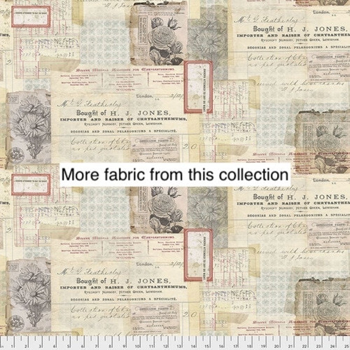 Tim Holtz Fabric Eclectic Elements Fabric CALENDAR Free | Etsy