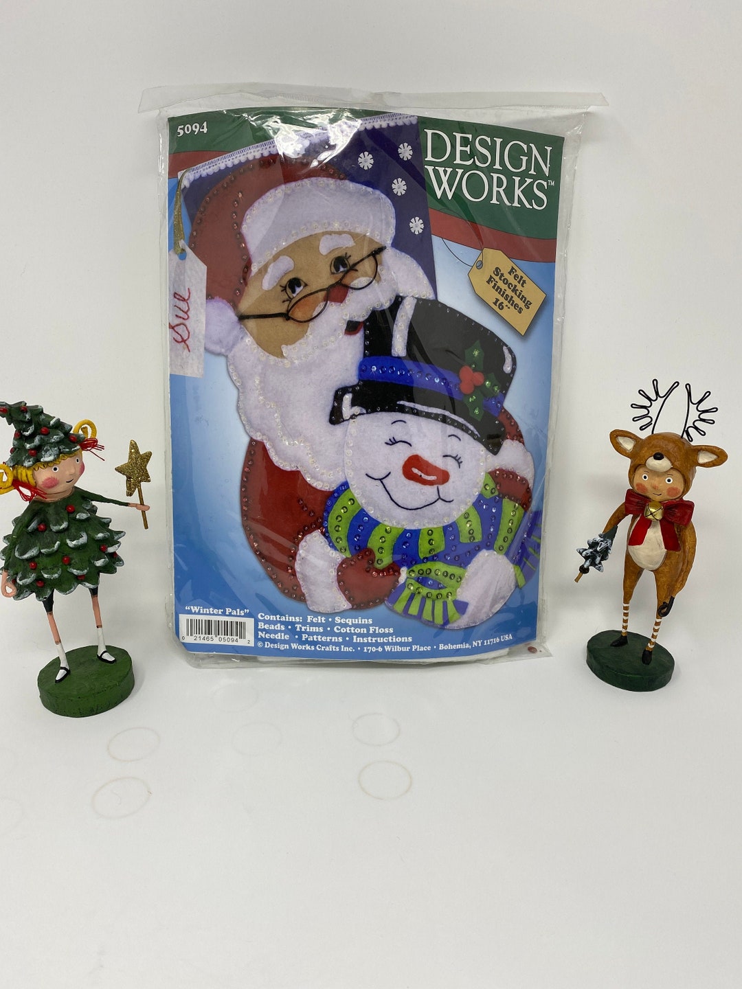 Design Works Christmas Felt Stocking Kit - Winter Pals - Felt Applique ...