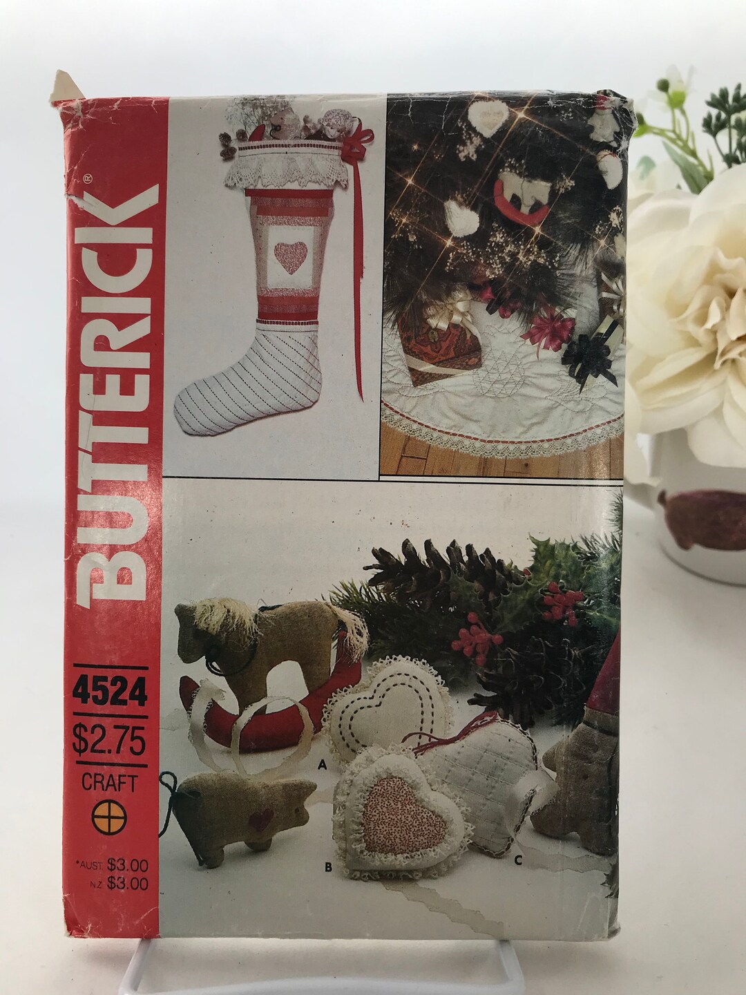 Butterick Christmas Ornament Vintage Craft Sewing Pattern - Etsy