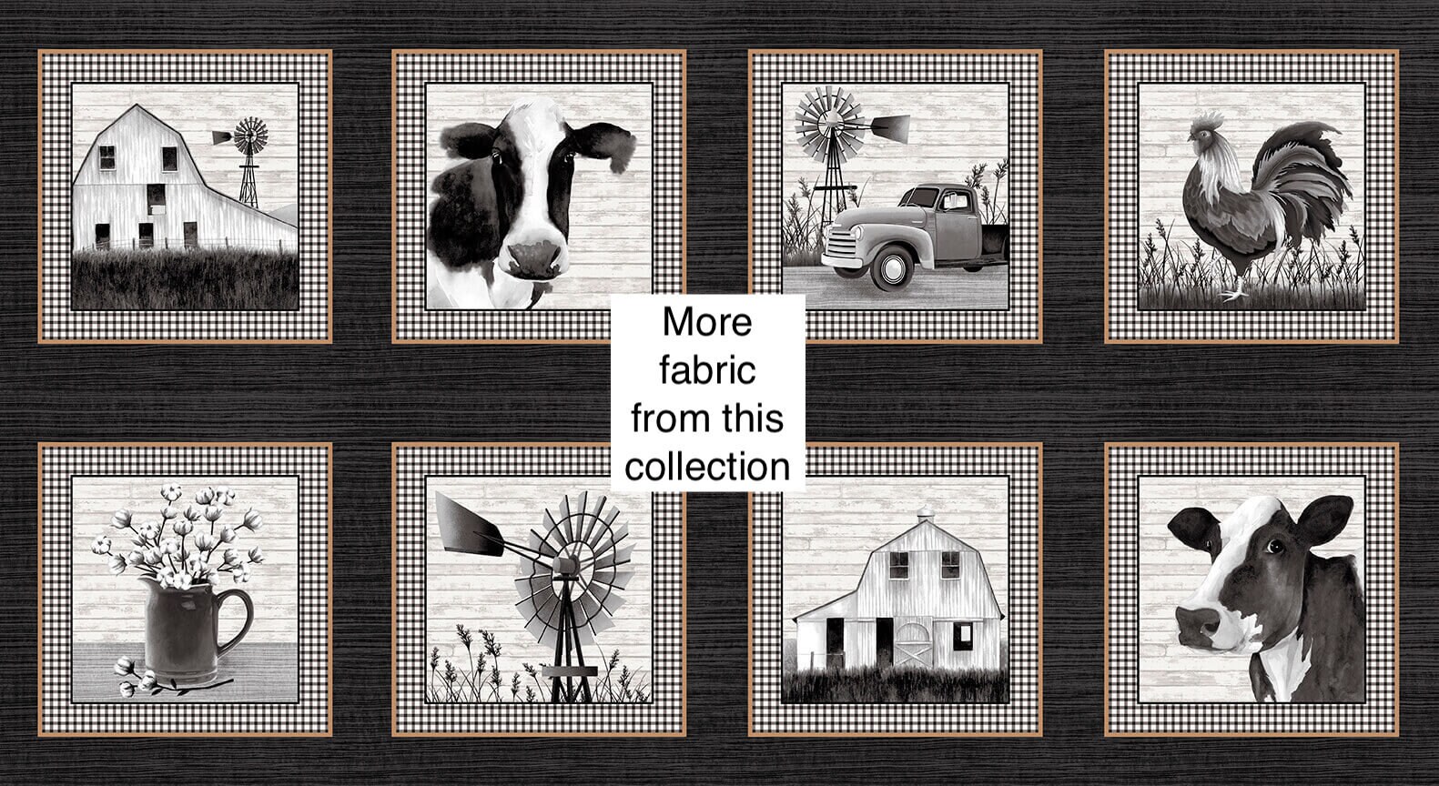 Buttermilk Farmstead Fabric Farm Landscape Designed by | Etsy