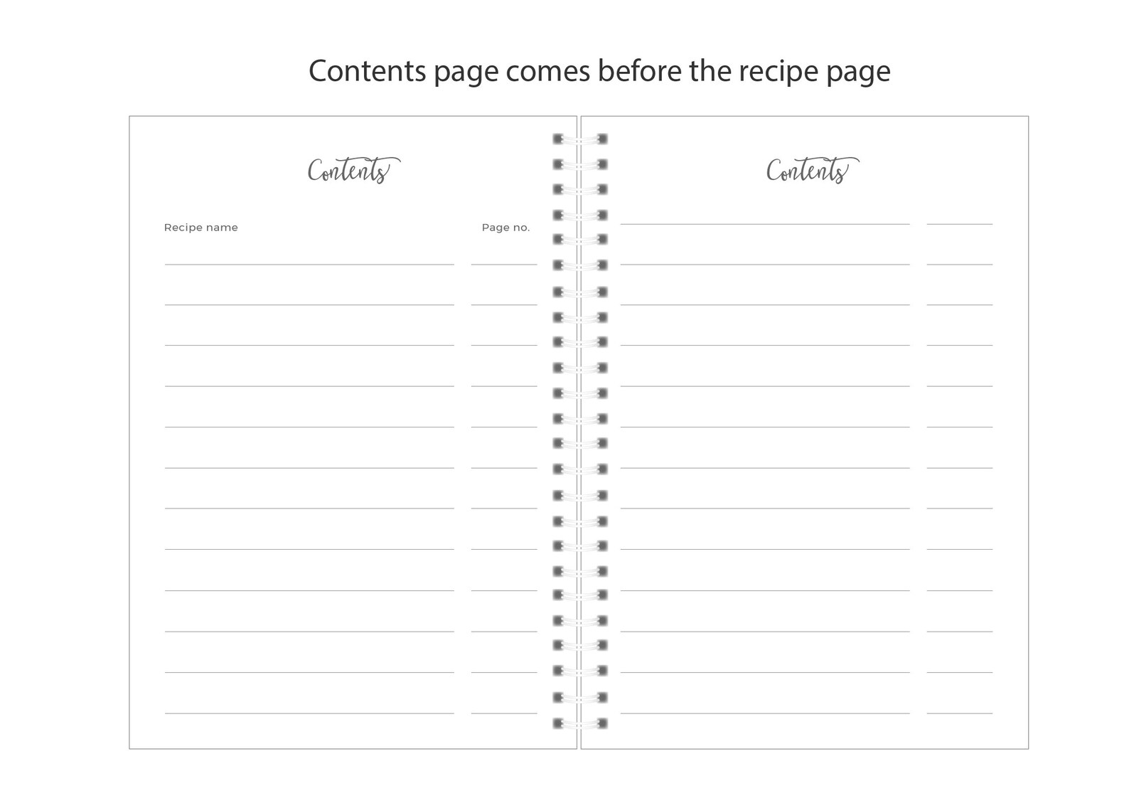 Recipe Book Personalized Recipes Rolling Pin Double-o | Etsy
