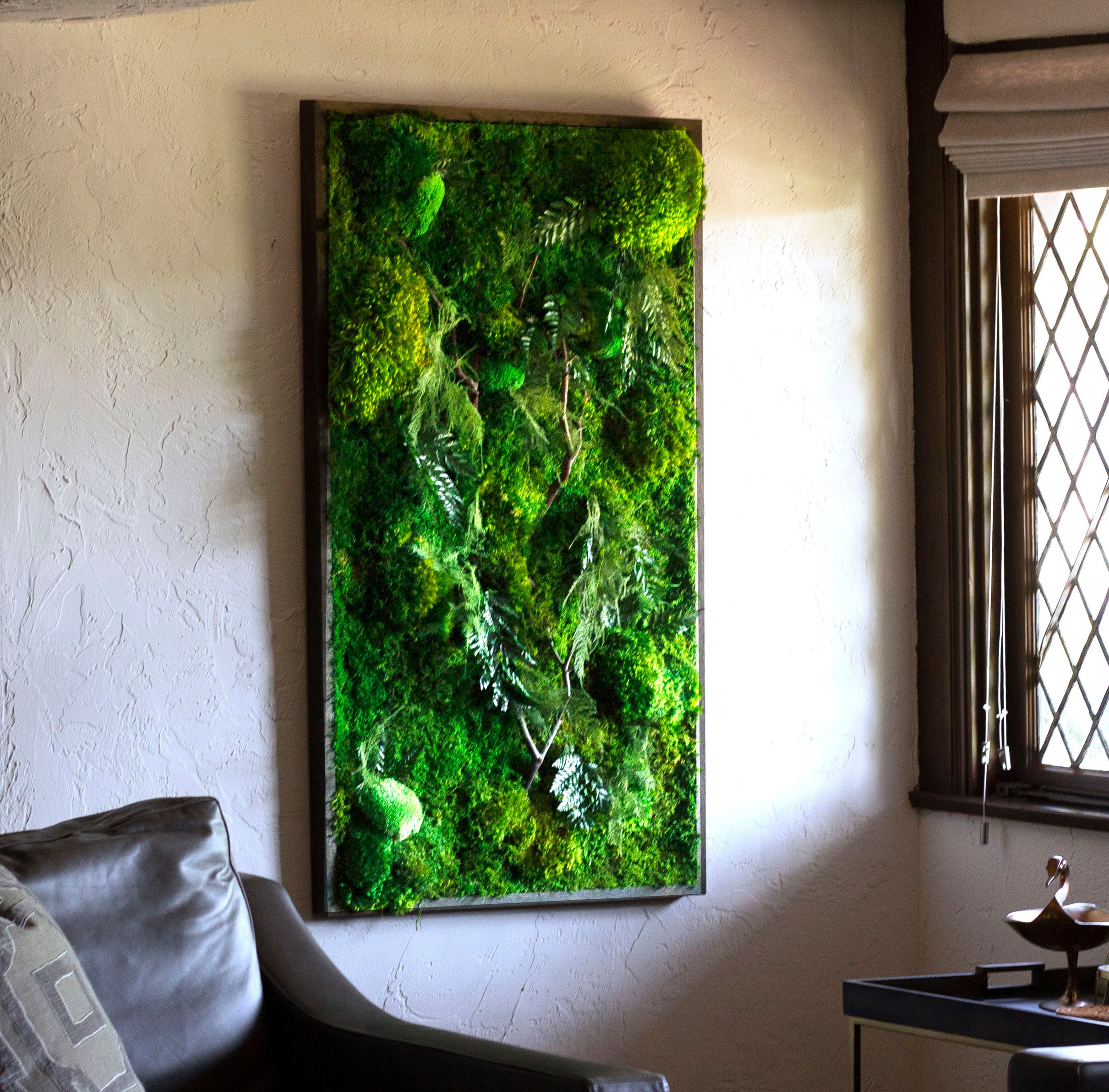 Preserved Moss Art Framed Real Moss Decor Living Moss Wall | Etsy