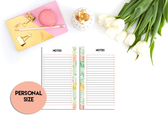 Notes Printable Notes Insert to Do List Notepaper Desk | Etsy